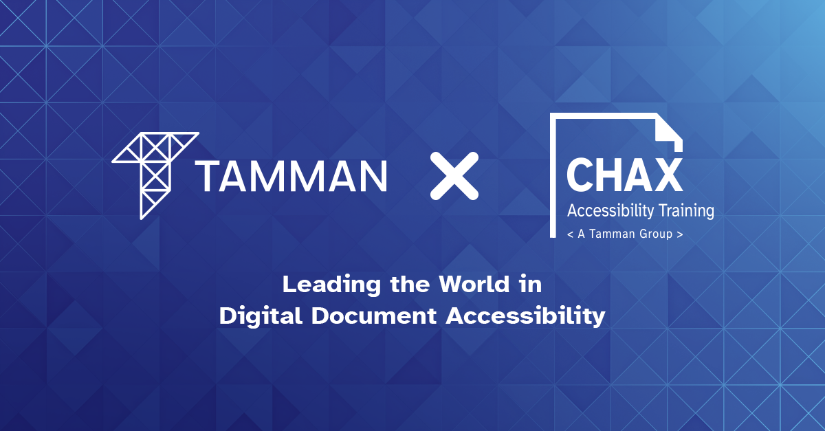 Tamman and Chax Announce Merger - Tamman Inc